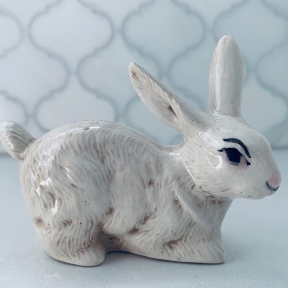 Accents | Family Set Of 3 Porcelain Handpainted Rabbits | Poshmark